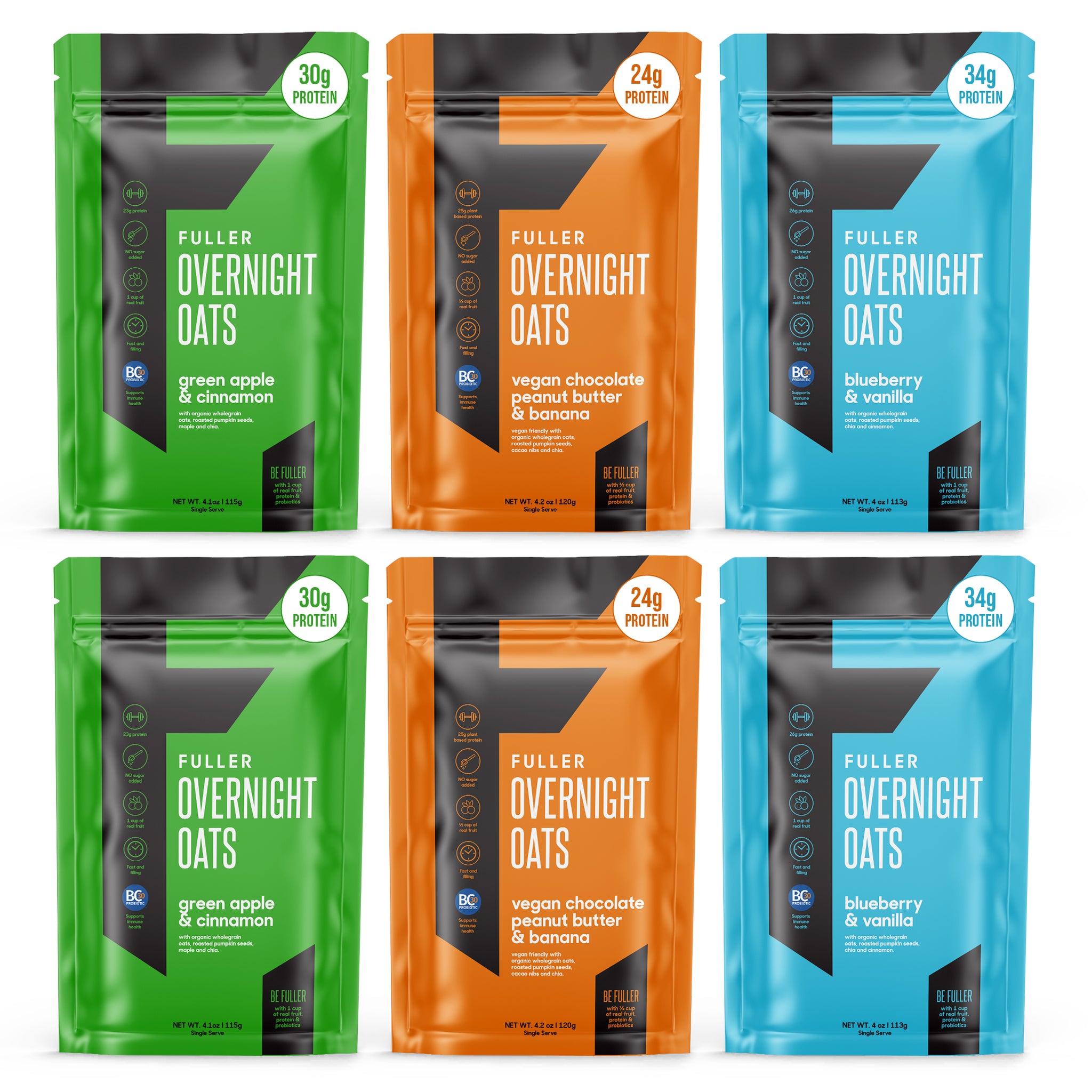 Starter Kit: Shaker Bottle + 6 Pack of FULLER – FULLER Food